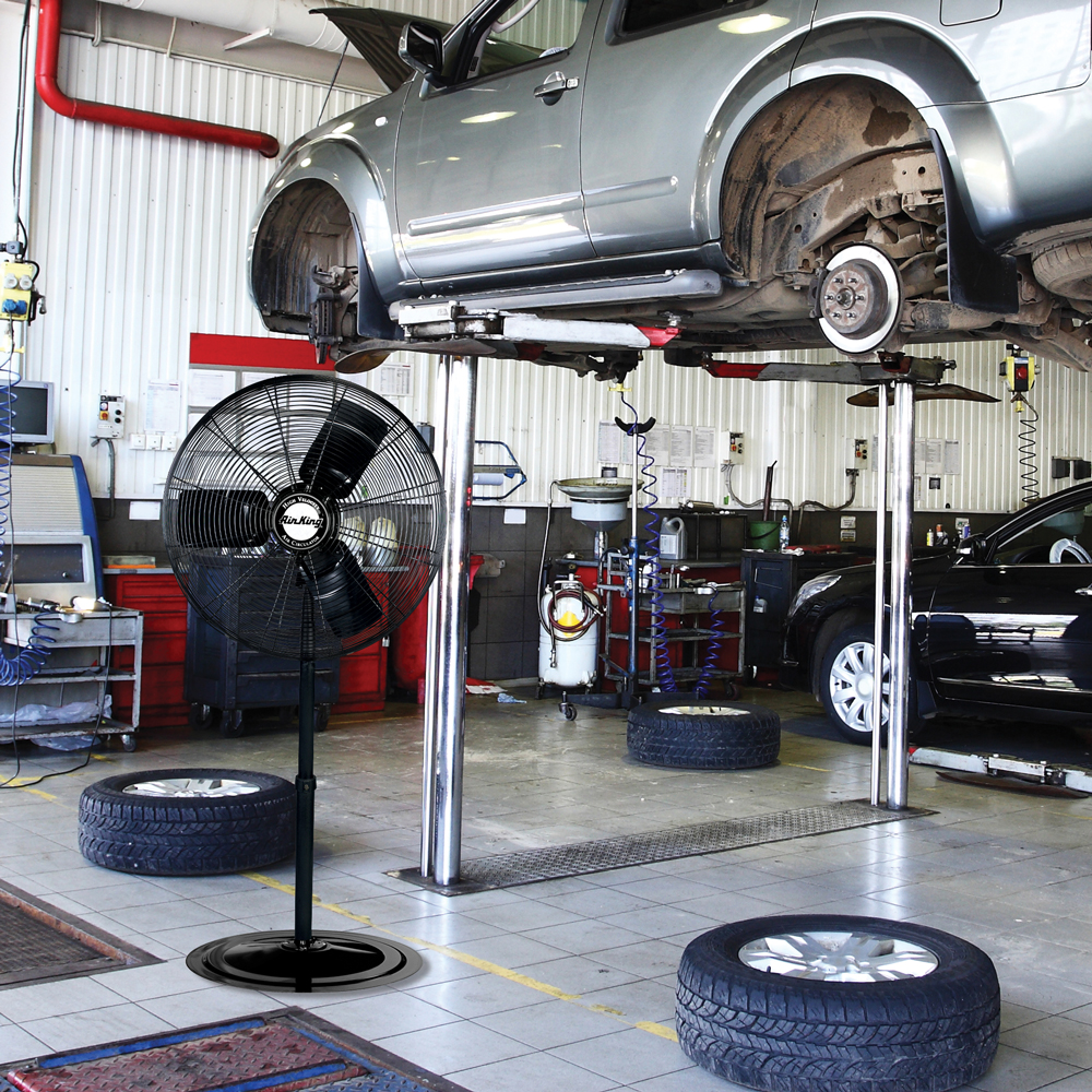 Industrial Grade Pedestal Fans - Air King Oscillating Fan